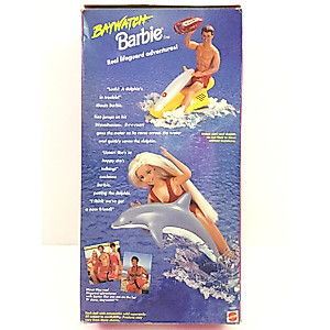 BAYWATCH BARBIE Doll with Dolphin & Accessories 1994