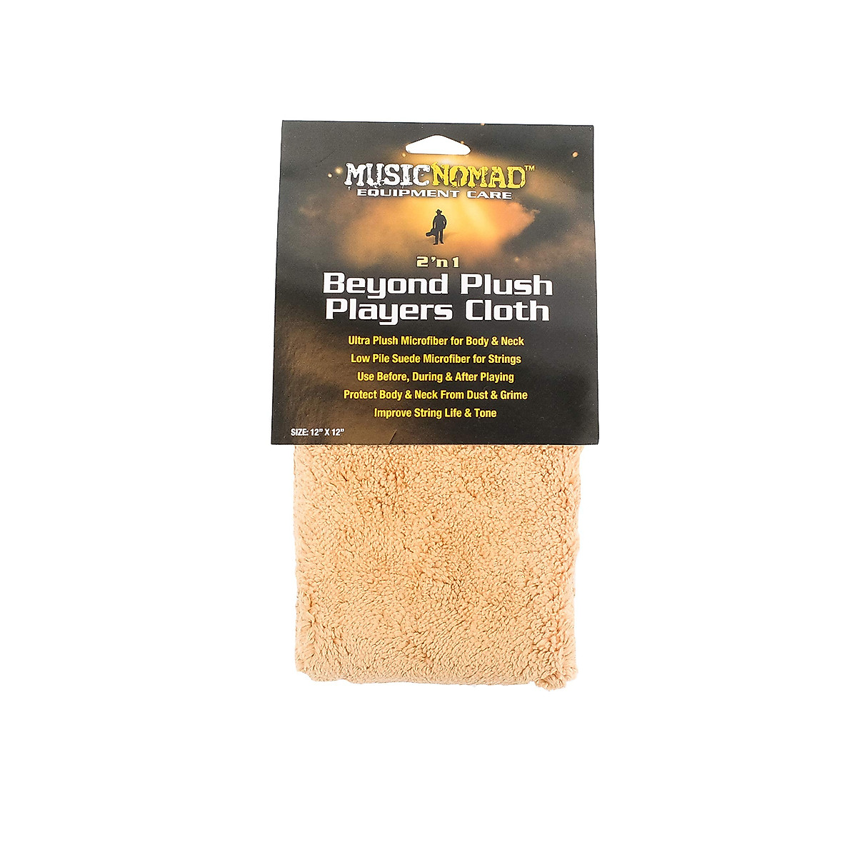 MusicNomad 2 'n 1 Beyond Plush Players Cloth (MN241)