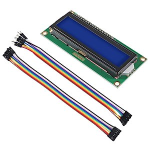 AITIAO 3 Pack 1602 LCD Display Module IC I2C TWI 16x2 Characters Serial Interface Adapter LCD Module for Raspberry Pi DIY Project IoT (Blue Display)