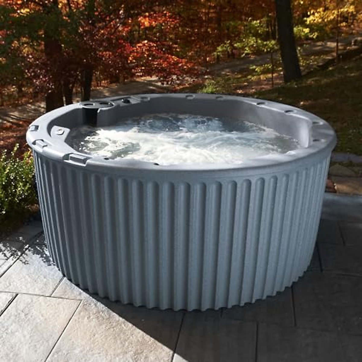 AquaLife Outback™ 5-6 Person 20-Jet Non-Lounger Hot Tub with LED Lighting and Insulated Cover