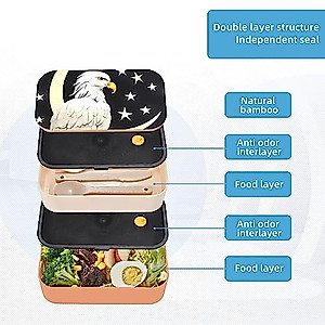 White Head Sculpture Sketch Adult Lunch Box, Bento Box, With Cutlery Set Of 3, 2 Compartments, Rectangular, Lunch Box For Adults