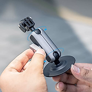 ANXPTIME Quick Release Magnetic Mount 360° Rotation Car Cell Phone Holder Stand for 360 Sports Camera Accessory Action Camera Magnetic Mount