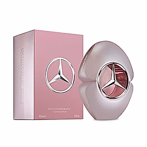 Mercedes-Benz Woman - Elegant Fragrance With Sweet, Floral, Fruity Notes - Mesmerize The Senses With Original Luxury Women's Eau De Toilette Spray - Endless Day Through Night Scent Payoff - 3 OZ