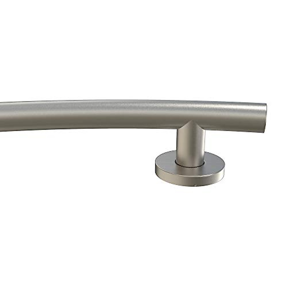 Keeney GB2022-16BN Wave Grab Bar 1.25 Dia x 16 In., Brushed Nickel