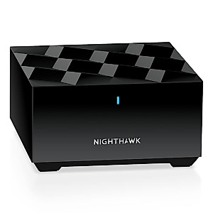 NETGEAR Nighthawk Dual-Band Whole Home Mesh WiFi 6 Add-on Satellite (MS70) – Works with Your Nighthawk MK72 Or MK73 System, Adds up to 1,500 sq. ft. Coverage, AX3000 (Up to 3Gbps)