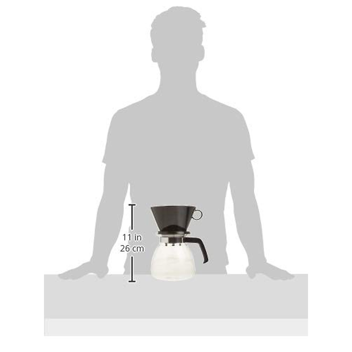 Melitta 640616 Coffee Maker, 52 oz, Glass Carafe