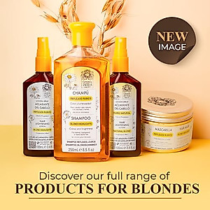 Intea Chamomile Shampoo - Premium Blonde Brightening Shampoo - Non-Ammonia, Easy Application for Natural or Dyed Hair - 8.5oz