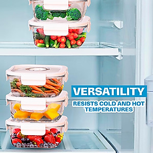 FUENTES STORE Greek Yogurt Set x 2 Pieces - Stainless Steel Greek Yogurt Maker and Reusable Food Storage Container, glass vacuum seal container (14.5x13x8 cm)