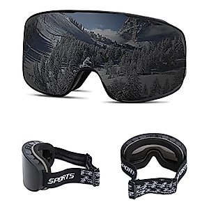 Seed Alarm Bike Goggles, Motorcycle Goggles, ATV Goggles, Motocross Goggles Ski Goggles Windproof Glasses Racing Helmet Goggles for Adults