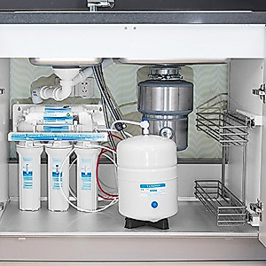 Geekpure 10-inch Inline Alkaline Replacement Water Filter Cartridge pH+ for Reverse Osmosis RO System -1/4”Thread