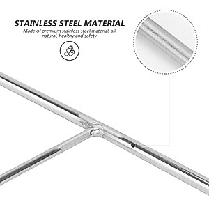 Zerodeko Crepe Spreader, Stainless Steel French Crepe Spreader T Shape Stainless Steel Crepe Maker Crepe Spreader Tool for Kitchen (Size S)