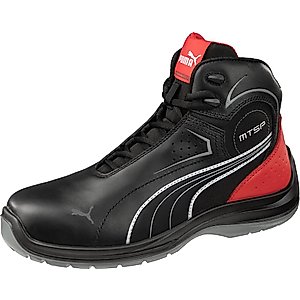 PUMA Men's Touring Black Mid Industrial Shoe, 11.5