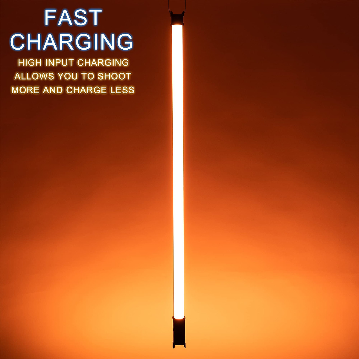 LUXCEO P120S 30W RGB Tube Light Bar, APP Control 3000 Lumen LED Video Light Wand, Battery Powered Handheld Photography Lighting 2000K-10000K Colorful Stick (3.7 Ft)