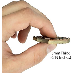 Armor of God Challenge Coin Bulk Pack of 10, Commemorative Military Souvenir Coins for Collectors, Knight Templar Shield Religious Pocket Prayer Token of Faith for Army, Navy, & Marine Veterans