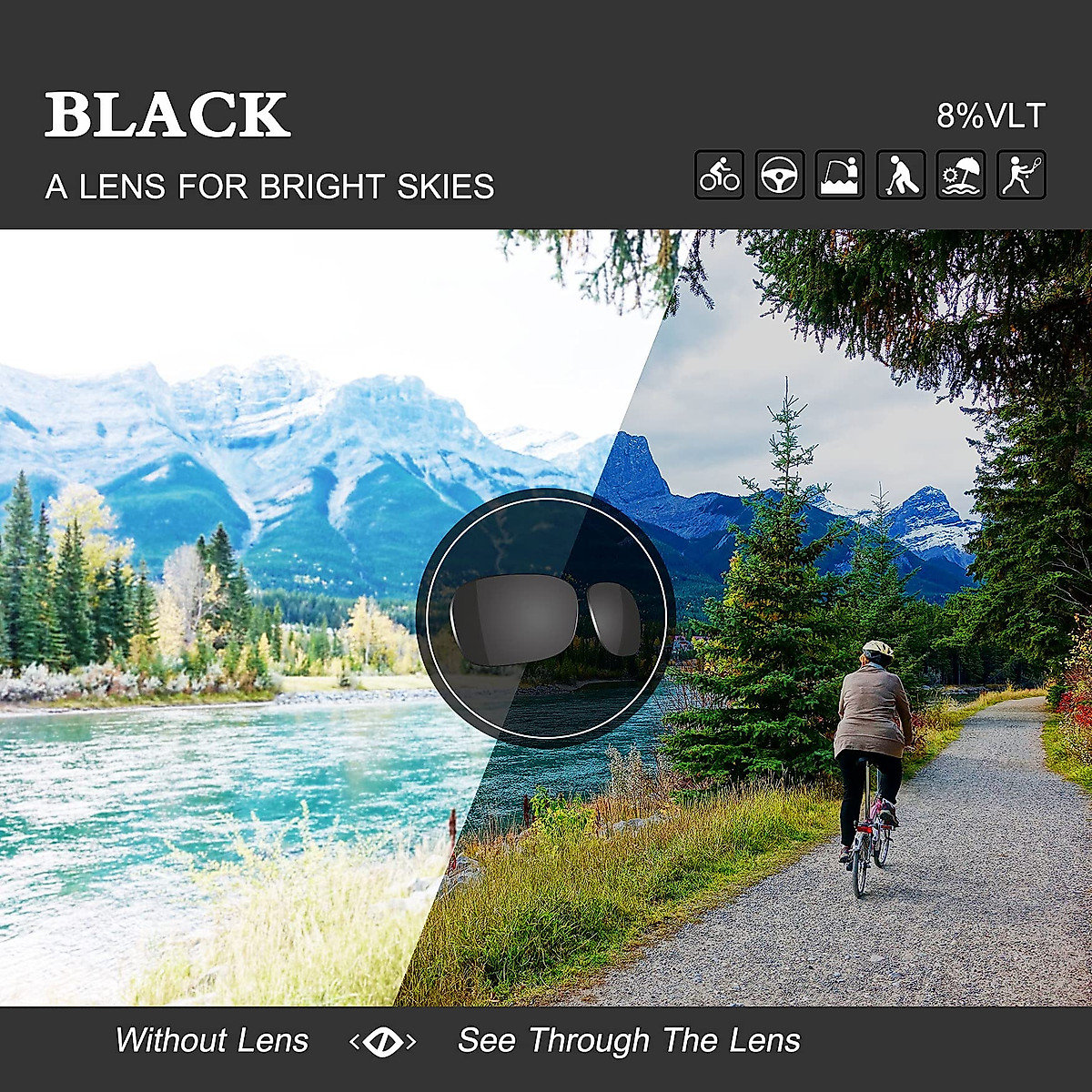 ToughAsNails Replacement Lenses for Oakley Antix OO9077 Sunglasses - HyperVision Plus Black - Polarized