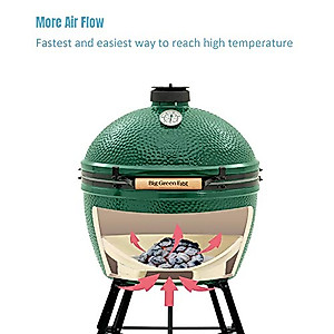 KAMaster 17" BBQ High Heat Stainless Steel Charcoal Fire Grate Fits for XL Big Green Egg Fire Grate and Weber Grill Parts Charcoal Grate Replacement Accessories(17") …