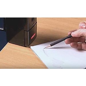 Derwent Super Point Manual Helical Pencil Sharpener (2302001) , Black , 1 Count (Pack of 1)