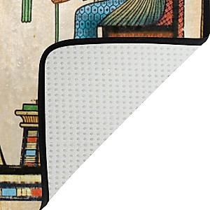 ALAZA Retro Ancient Egyptian Culture Area Rug Rugs for Living Room Bedroom 3'x2'