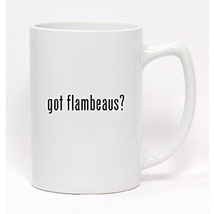 got flambeaus? - Statesman Ceramic Coffee Mug 14oz
