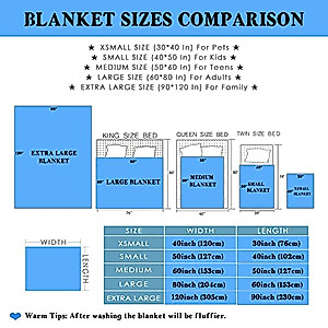 Christian Gifts for Women, Bible Verse Scripture Blanket with Inspirational Thoughts and Prayers, Ultral Soft Warm Lightweight Flannel Flowers & Proverbs Religious Throw Blanket for Bed Sofa 60"x50"