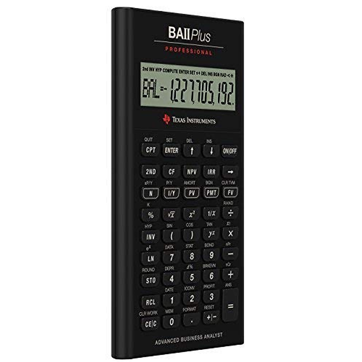 Texas Instruments BA II Plus Professional Financial Calculator IIBAPRO/CLM/1L1/D