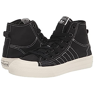 adidas Originals Men's Nizza Hi RF Sneaker, Black/White/Off White, 6.5