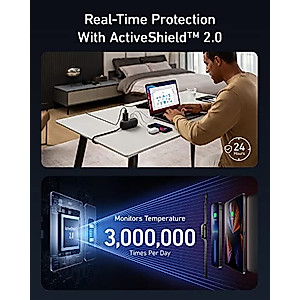 Anker GaNPrime 65W Charging Station, 615 USB C Power Strip for Travel and Work, 5-in-1 Power Strip with 2AC,2 USB C, 1 USB A, 3ft, Power Delivery for iPhone, Galaxy S22, iPad, MacBook,and More(Black)