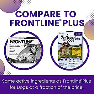 ZoGuard Plus Flea and Tick Prevention for Dogs (Medium - 23-44 lb)