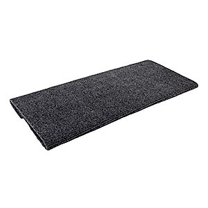 Camco Wrap Around Step Rug- Protects Your RV From Unwanted Tracked In Dirt, Works on Electrical and Manual RV Steps - Extra Large (Gray) (42935), 23 Inch