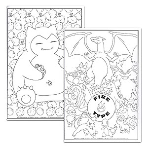 Pokemon Coloring Books for Kids Ages 4-8 - Bundle with 3 Pokemon Coloring and Activity Books with Games, Puzzles, and More Plus Sketch Pad with Stickers and Pokemon Cards | Pokemon Gifts for Boys