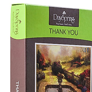 DaySpring - Thomas Kinkade - Thank You - 12 Boxed Cards, KJV (51855), Multi