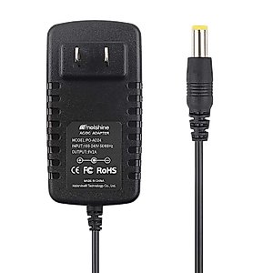 Molshine Compatible for Brother P-Touch Label Maker AD24 AD-24 PT-D210 PT-D200 PT-1880 PT-2730 PT-1230 PT-1290 9V AC DC Power Supply Adapter ((4.9ft))