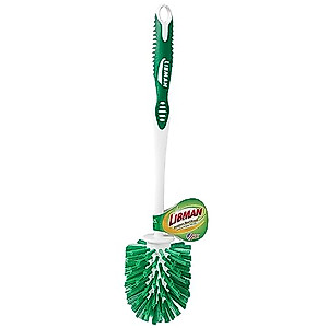 Libman Commercial 22 Round Bowl Brush, Polypropylene, 14" Total Length, Green and White (Pack of 6)