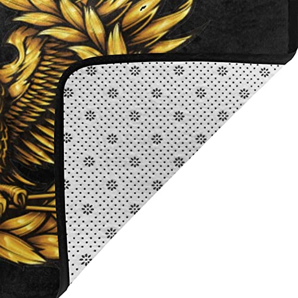 Warrant Officer Rising Eagle T Area Rug Living Room Bedroom Kitchen Sofa Bedside Carpet Floor Mats 36"X24"