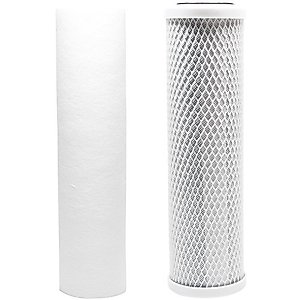 Replacement Filter Kit Compatible with Brita USS-120 RO System - Includes Carbon Block Filter & PP Sediment Filter - Denali Pure Brand