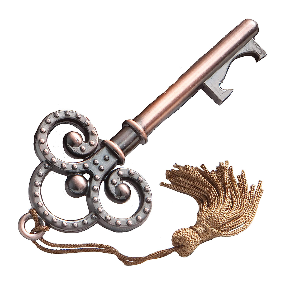 Fashioncraft Vintage Skeleton Key Bottle Opener, One Size, Brown