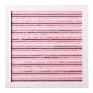 Pearhead Classic Wooden Letterboard, Baby Keepsake Photo Prop, Pink Felt Letterboard Keepsake For Milestones, Baby Girl Nursery Decor, Baby Announcement Prop, 294 Letters