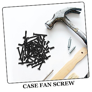 VILLCASE 120 pcs Fan Micro Screws Miniature Screws SSD Screws Small Screw self- Tapping Screws laptops Electrical Outlet Screws Linux Laptop Short Screws Notebook Computer CPU Short Hair