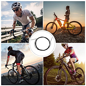 INOOMP 2pcs Bicycle Brake Cable Shifter Cable Front Rear Brake Cable Bike Front and Rear Brake Cable Volleyball Badminton Post Buddha Stand Before and After Coating Core