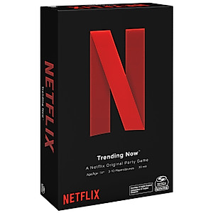 Spin Master Games Netflix, Trending Now Card Game Party Family Board Game with Funny TV Show Cards, for Teen & Adults Ages 14 and Up