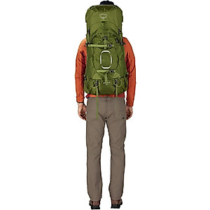 Osprey Aether 55 Men's Backpacking Backpack , Garlic Mustard Green, Large/X-Large