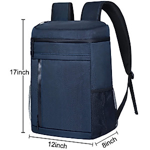 FORICH Soft Cooler Backpack Insulated Waterproof Backpack Cooler Bag Leak Proof Portable Small Cooler Backpacks to Work Lunch Travel Beach Camping Hiking Picnic Fishing Beer for Men Women