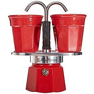 0007303, Bialetti SET MINI EXPRESS, 8006363030489, 2 cups,Red