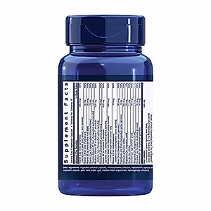 Life Extension Plant-Based Multivitamin – Plant Derived Vitamins and Minerals Supplement for General Health - Nutrients from Fruits & Veggies - Gluten-Free, Non-GMO, Vegetarian – 90 Capsules