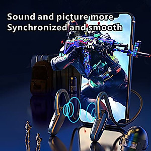 Bone Conduction Headsets,Bluetooth 5.0 Stereo Wireless Headphones Built-in Noise-canceling Mic,Open-Ear IPX5 Sweatproof Earphones for Running Cycling Sport Travel (Red)