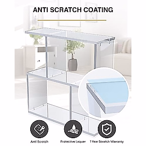 Acrylic Side Table, Acrylic Table, Acrylic Furniture, Acrylic Coffee Tables for Living Room, Acrylic End Table, Arteriors, Ghost Table, Arylic Desk, Clear Furniture, Acrylic Bed Table