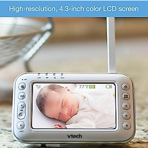 VTech 4.3" Digital Video Baby Monitor with Pan & Tilt - VM4261