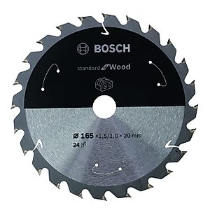Bosch Professional Circular Saw Blade Standard for Wood (Wood, 150 X 10 X 1.6 mm, 24 Teeth, Accessory Cordless Circular Saw)
