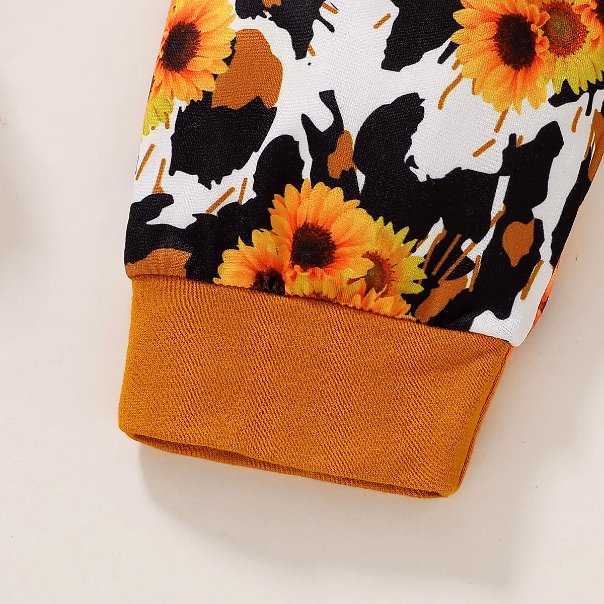 Baby Girl Clothes Floral Hoodie Long Sleeve Sweatshirts Pants Set Toddler Girls Fall Winter Outfits Sweatsuits (yellow, 4/5T)