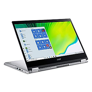 Acer Spin 3 Convertible Laptop, 14" Full HD IPS Touch,Intel Core i5-1035G1,a8GB LPDDR4,256GB NVMe SSD,WiFi 6, Backlit KB,Fingerprint Reader,Rechargeable Active Stylus,Win 10 Pro,SP314-54N-53BF,Silver